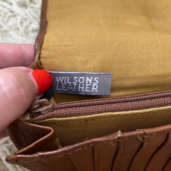 Wilsons Leather | Bags | Wilsons Leather Brown Wallet Womens | Poshmark